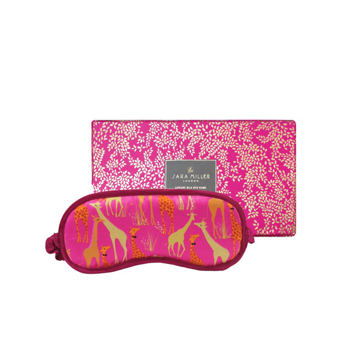 SILK EYE MASK - GIRAFFE / MODEL 296237H