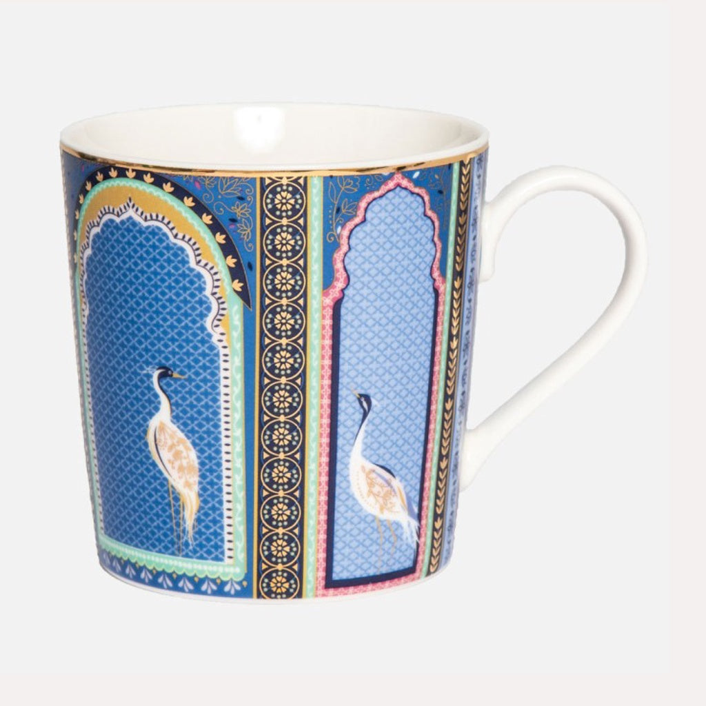 INDIA MUG - INDIGO